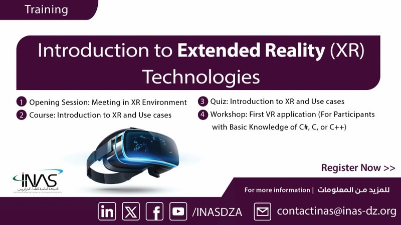 Extended Reality (XR) Training – International Network of Algerian ...